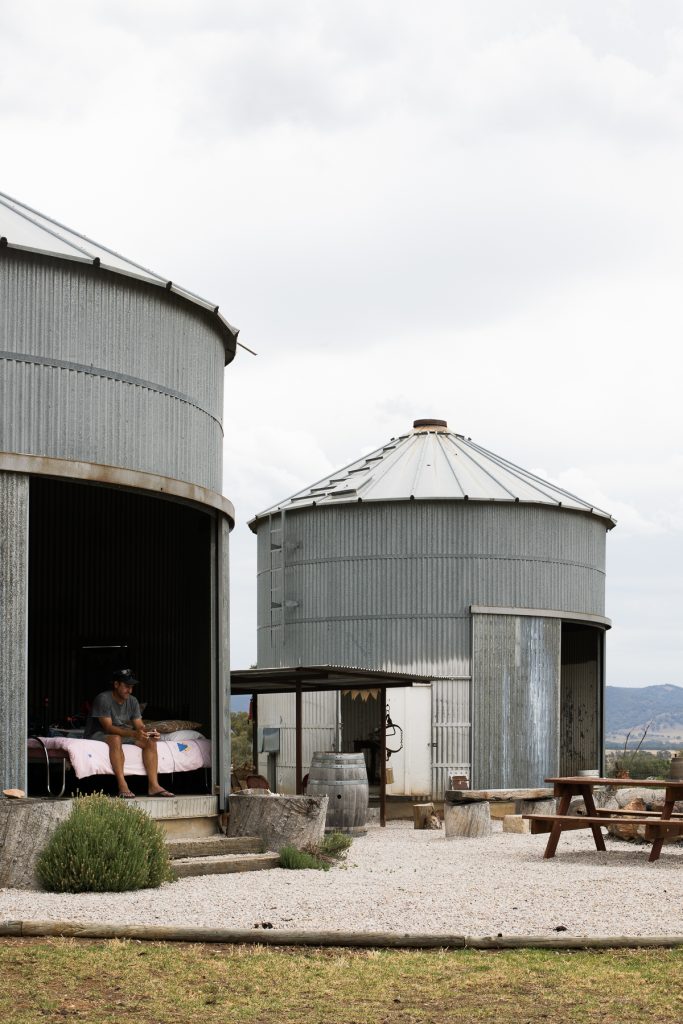 You can sleep in a converted silo on this farm stay near Mudgee